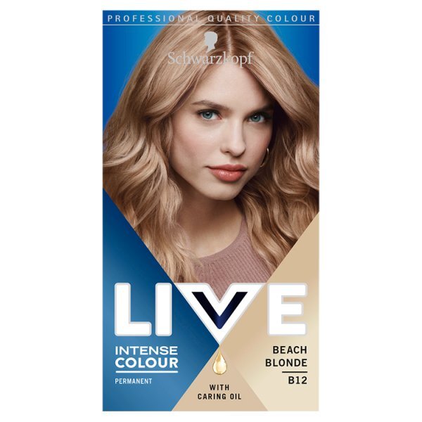 LIVE Intense Colour Permanent Blonde Hair Dye Beach Blonde Hair Superdrug