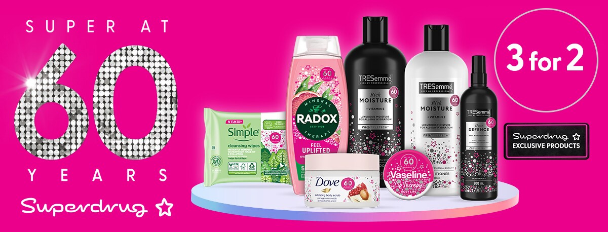 Unilever 60th Birthday | Superdrug