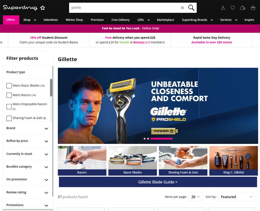 Superdrug Assets | Superdrug