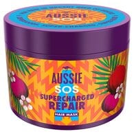 Aussie SOS Supercharged Repair Vegan Hair Mask, 450ml | Hair | Superdrug