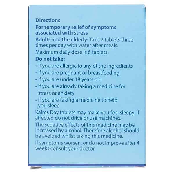 Kalms Day Tablets 84 Tablets | Health | Superdrug