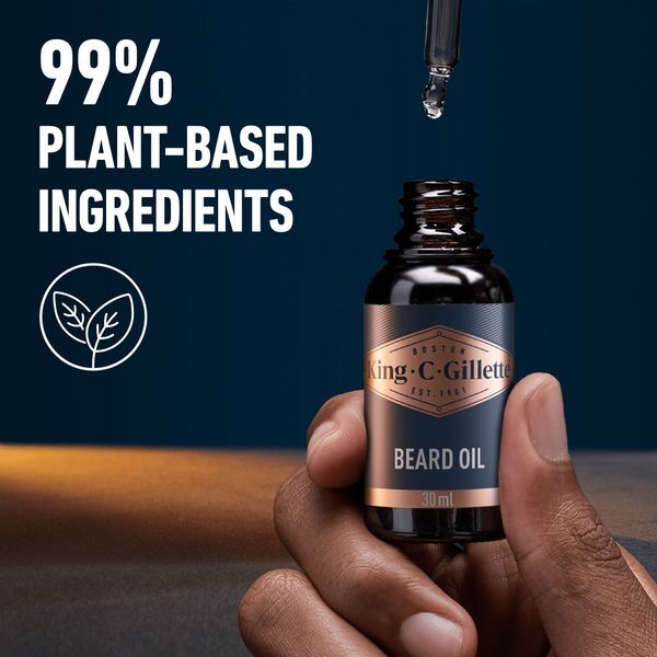 King C. Gillette Beard Oil for Men, 30 ml | Mens | Superdrug