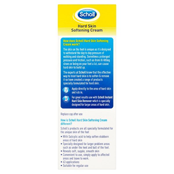Scholl Hard skin softening cream 60ml | Skin | Superdrug