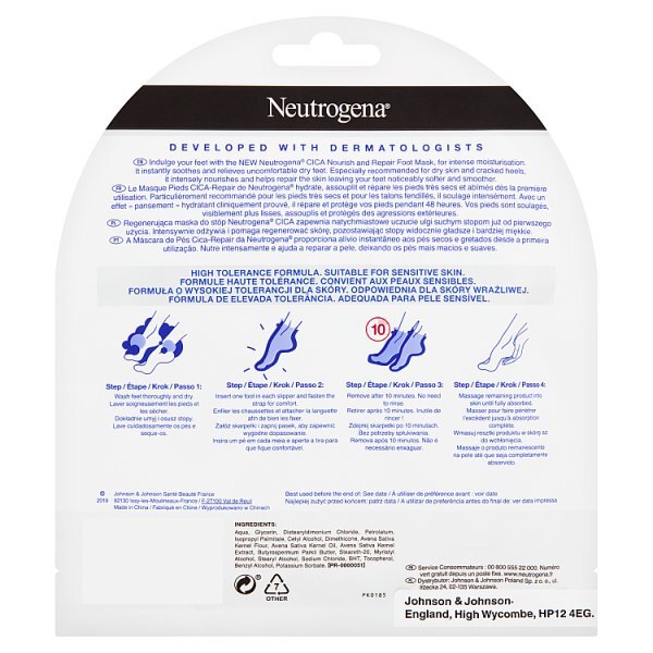 Neutrogena Norwegian Formula Cica-Repair Foot Mask | Skin | Superdrug