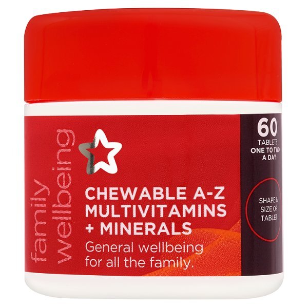 Superdrug A-Z Chewable Multivitamin and Minerals x 60 | Health | Superdrug