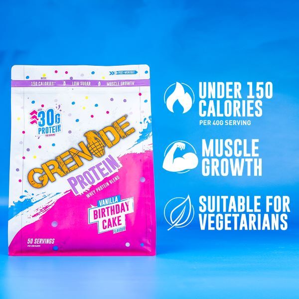 Grenade Birthday Cake Protein Powder 2Kg | Health | Superdrug