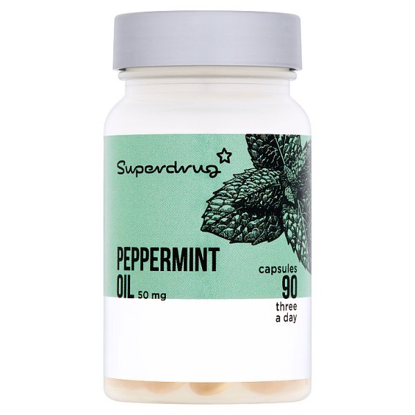 Superdrug Peppermint Oil 50mg Capsules X 90 | Health | Superdrug