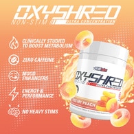 EHPlabs OxyShred Non Stim Peach 20 Serve | Health | Superdrug