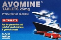 Avomine 25mg tablets 28s | Health | Superdrug