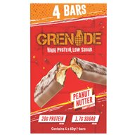 Grenade Protein Bars Peanut Nutter Multipack 60G X 4 | Health | Superdrug