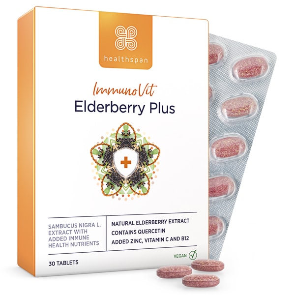 Healthspan Immunovit Elderberry Plus | Health | Superdrug