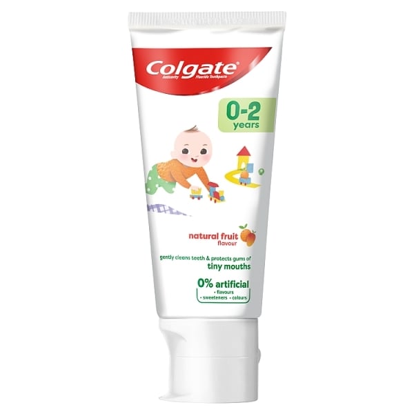 Colgate Kids Natural Fruit Baby Toothpaste 0-2 Years 50ml | Toiletries ...