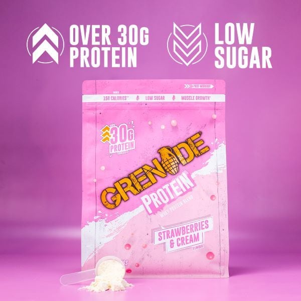 Grenade Strawberries & Cream Protein Powder 2Kg | Health | Superdrug