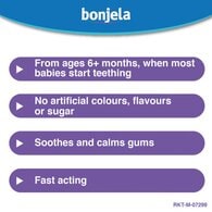 Bonjela Infant Teething Soothing Sugar Free Gel 15g | Baby | Superdrug