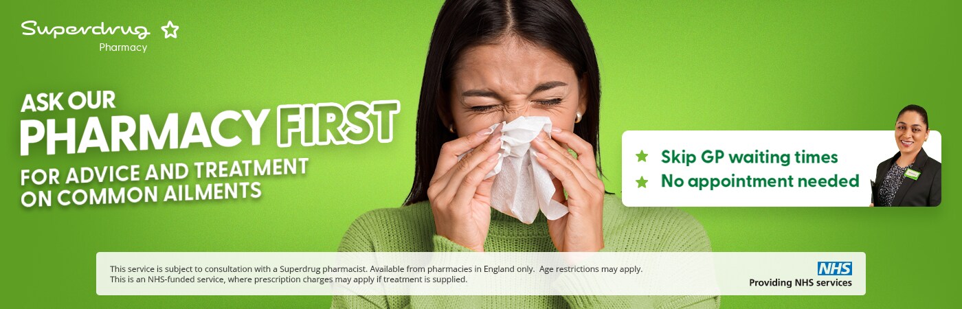 Pharmacy First Service Superdrug | Superdrug